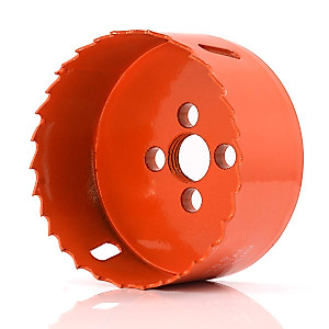 Kocopi 76mm / 3 Inch BI-Metal Hole Saw with Arbor and Replacement Pilot Drill Bit, Hole Cutter for Easily Drilling Wood, Plastic, Thin Metal