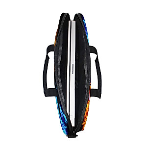 Abstract Fiery Dragon Print 13 13.3 14 Inch Laptop Shoulder Messenger Bag Case Sleeve Briefcase with Handle Strap for Men Women