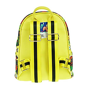 KBNL SpongeBob 11" Faux Leather Mini Backpack - A21036 Multicolor
