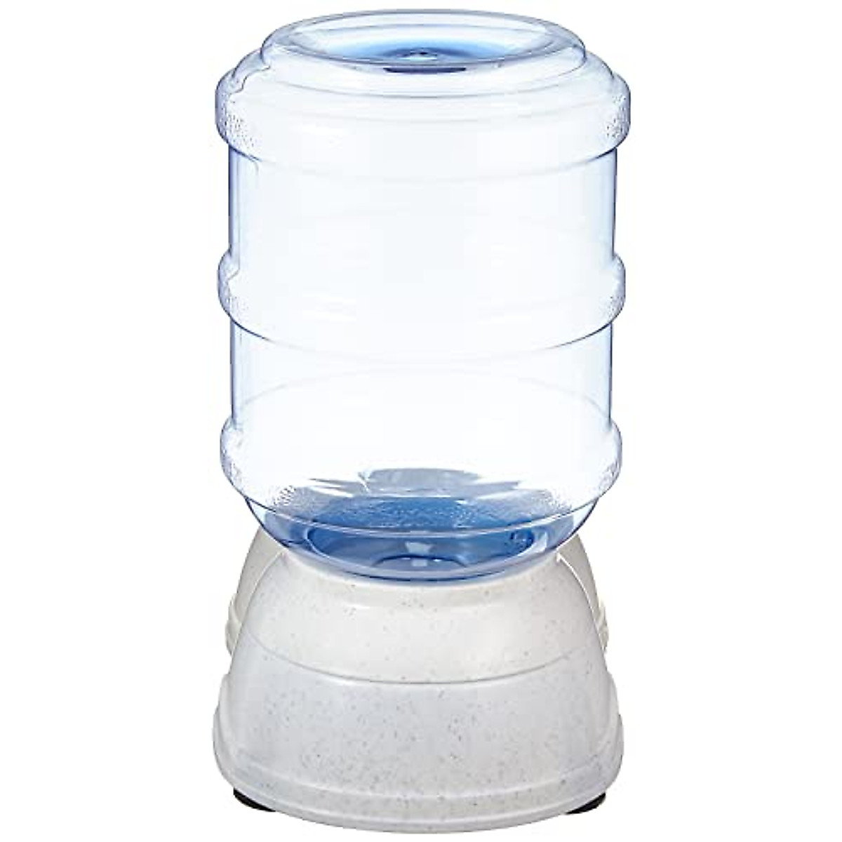 Amazon Basics Gravity Pet Waterer for Dogs and Cats, Small, 1 Gallon Capacity, Gray