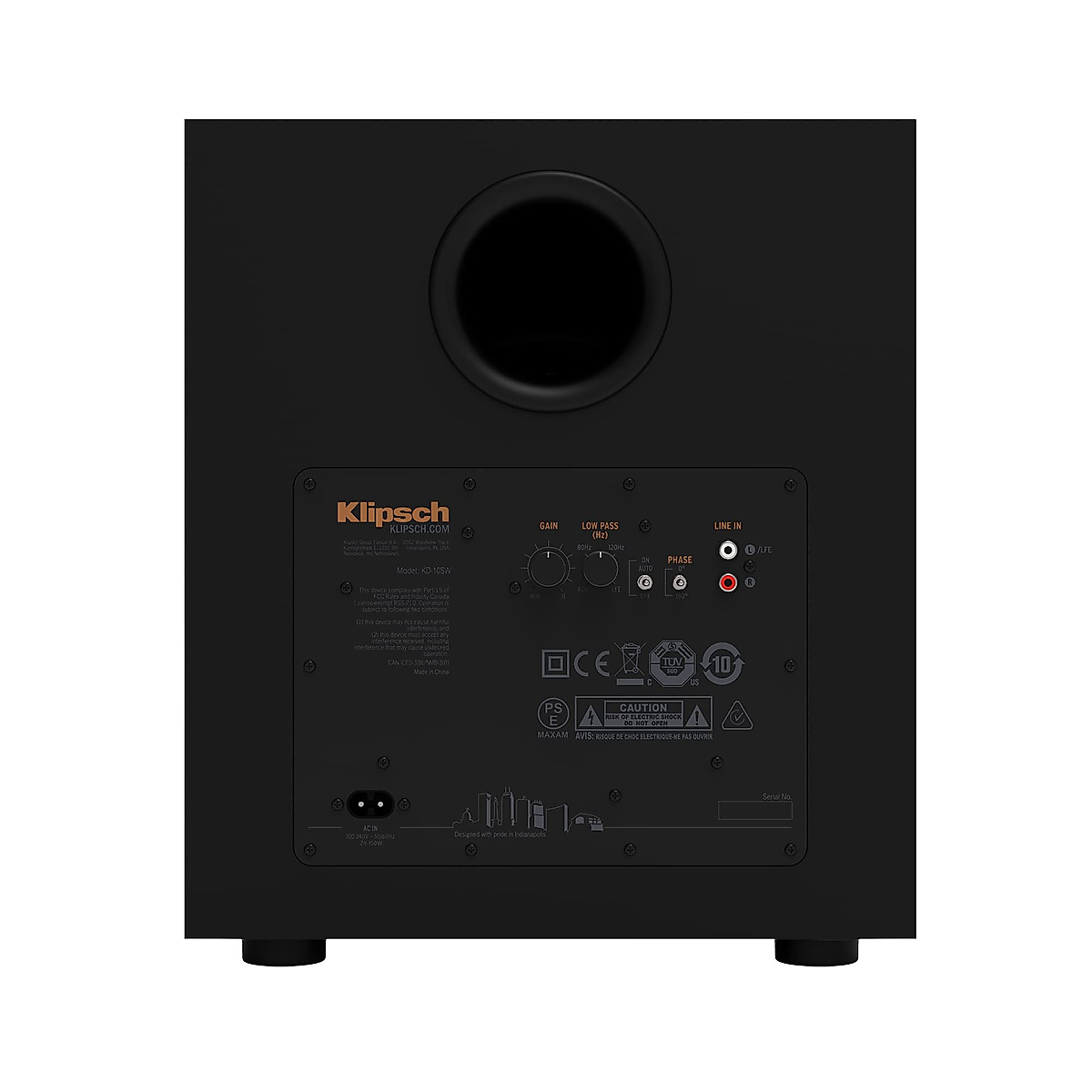 Klipsch KD-10SW 10" Subwoofer