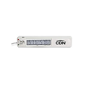 CDN TA20 Audio Visual Refrigerator Freezer Alarm White, 8"