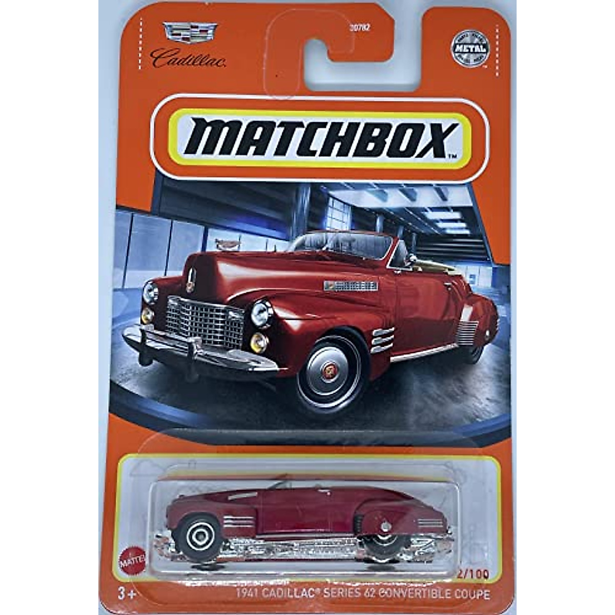 Matchbox 2022- 1941 Cadillac Series 62 Convertible Coupe [red] 62/100