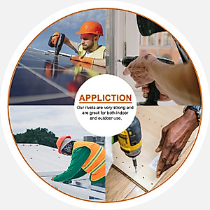 ISPINNER 225pcs Black Aluminum Blind Rivets Assortment Kit with Heavy Duty Hand Riveter Rivet Gun Tool, 6 Sizes Pop Rivets with Divider & Labeled Case