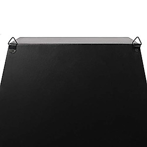 Ebros Gothic Graveyard Creepy Oddity Light Duty Black Coffin Casket Shelving Display Wall Hanging Floating MDF Wood Shelf with 3 Tiers 19.5" Tall 9.5" Wide Dead Alchemy Home Office Room Accent