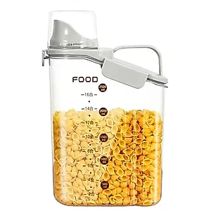 Gokbuy 1PCS Cereal Containers Storage dispenser with Pour Spout, Airtight Food Storage for Kitchen & Pantry Organization and Storage, Dry Food Storage Containers for Flour, Sugar and Cereal