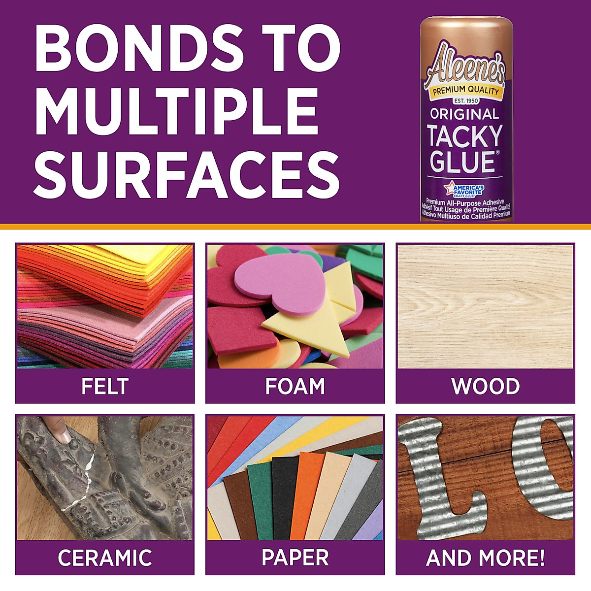 Aleene's Always Ready Tacky Glue, 4 oz, Original