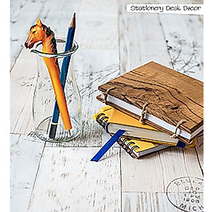 Planet Pens Brown Horse Novelty Pen - Cool Fun Unique Kids and Adults Ballpoint Pen Colorful Ranch Life Writing Pen Instrument For School and Office