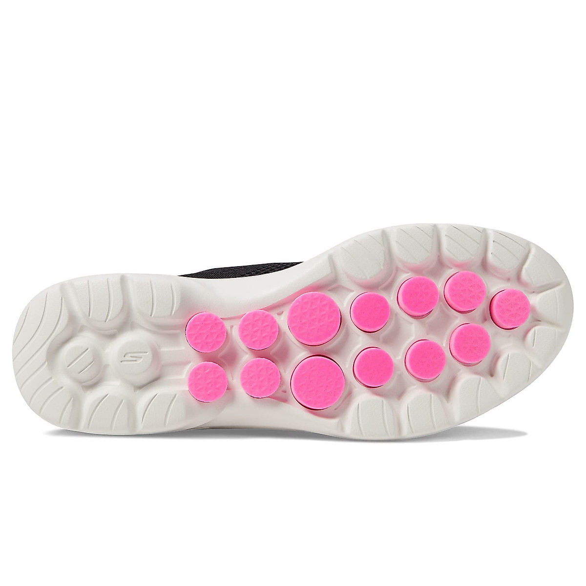 Skechers Go Walk 6 Vivid Idea Hands Free Slip-Ins Black/Multi 8 B (M)