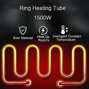 4-Commercial Electric Food Warmer Buffet Server Food Warming Tray, 1500W Stainless Steel Food Steamer Soup Station, for Restaurants, Catering, Cafeterias, Home Parties, Hotels