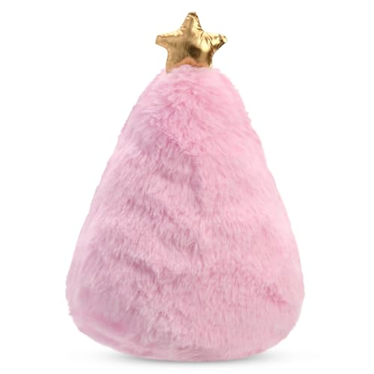 iscream Kawaii Furry 11.5" x 7.5" Holiday Tree Embroidered Accent Embellished Pillow