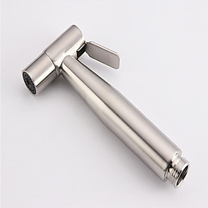 PECC Bidet Sprayer Head Only Stainless Steel Hand Held Toilet Bidet Shower Head Spray Cloth Diaper Sprayer Head Only for Personal Hygiene And Bedpan WC Spray