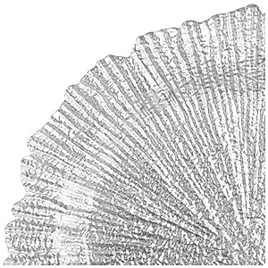 ChargeIt by Jay Reef Charger Plate, Silver, Diameter: 13.5 Inch (1470111)