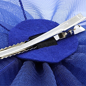 Needzo Blue Fascinator Hat Headband for Women, Tea Party and Kentucky Derby Hair Accessories, One Size