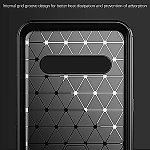 for LG V60 ThinQ Case,for LG V60 Case Slim Shock-Absorption Flexible TPU Rubber Full-Body Protective Phone Cover for LG V60 ThinQ,Brushed Blue