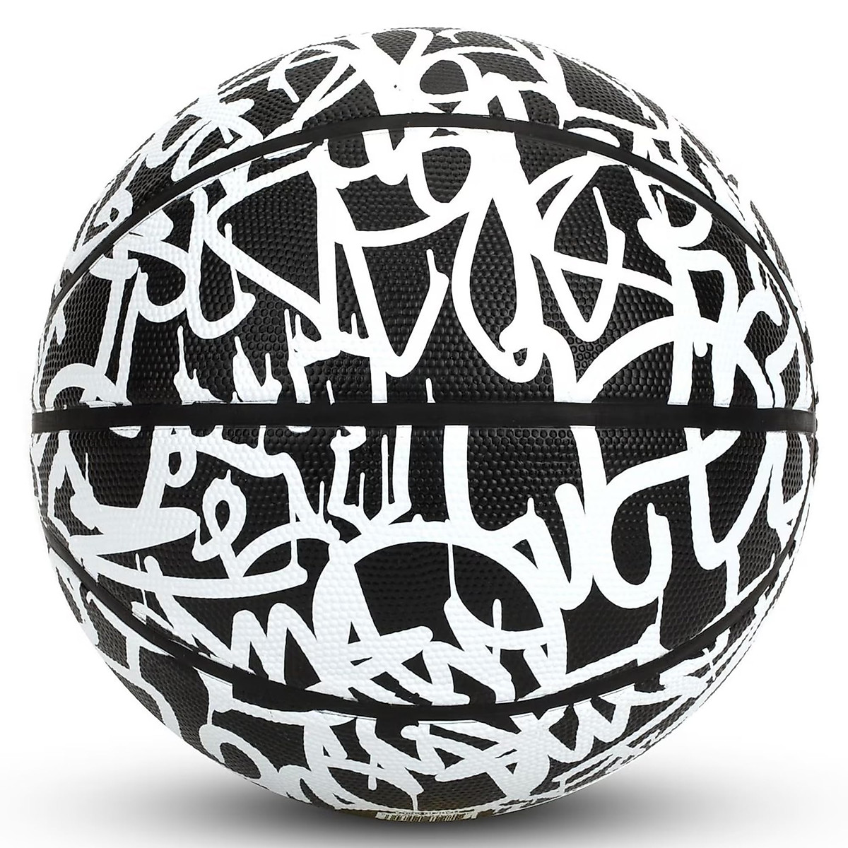 AND1 Chaos Rubber Basketball: Game Ready, Office Regulation Size (29.5”) Streetball, Made for Indoor/Outdoor Basketball Games- Graffiti Series