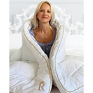 King Size Mattress Topper King - 8-23 Inches Deep Pocket, 400 TC Cotton Thick Mattress Pad, Soft Mattress Cover Cooling Mattress Topper Royal Therapy