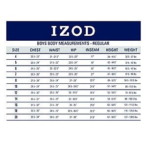 Izod Little Boys 4-Piece Formal Suit Vest Set, Medium Blue/Grey, 6