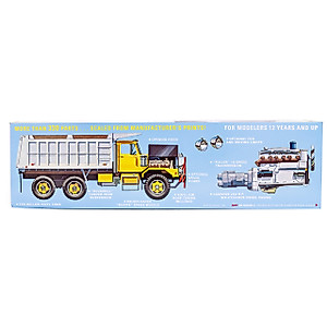 AMT Autocar Dump Truck - 1/25 Scale Model Truck Kit - Buildable Vintage Vehicle for Kids and Adults