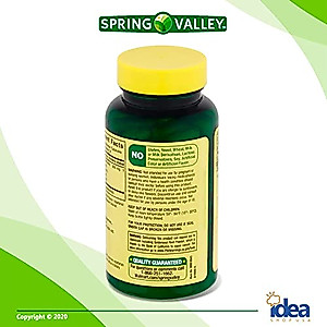 Spring Valley Echinacea Goldenseal Blend Dietary Supplement, 900 mg, 75 Ct (2 Pack) Bundle with Exclusive Vitamins & Minerals A to Z - Better Idea Guide (3 Items)
