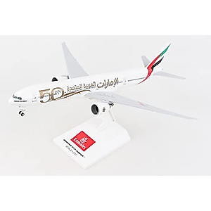 Daron SkyMarks Emirates 777-300ER 1/200 w/Gear 50th Anniversary SKR1099