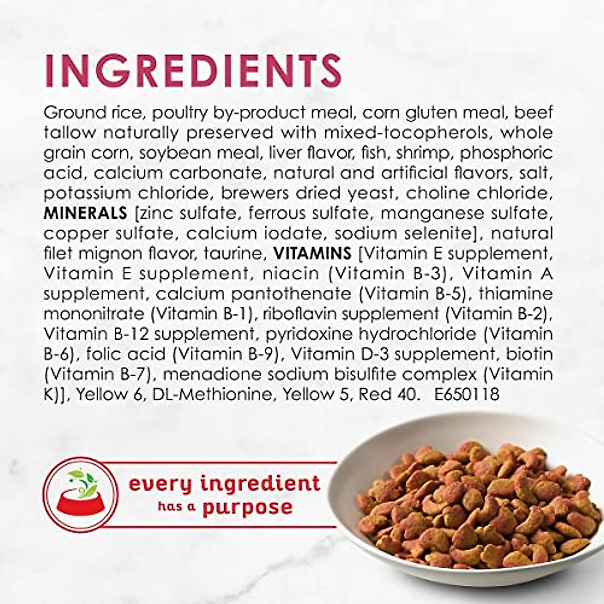 Fancy Feast Gourmet Dry Cat Food - Filet Mignon Flavor with Real Seafood & Shrimp - 3 Pack (3 Pounds Total)