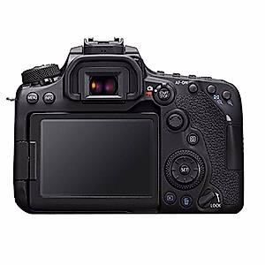 Canon EOS 90D DSLR Camera with EF-S 18-55mm f/4-5.6 is STM Lens + 2pc 64GB Memory Cards + Filters + Backpack Case & More (Renewed)