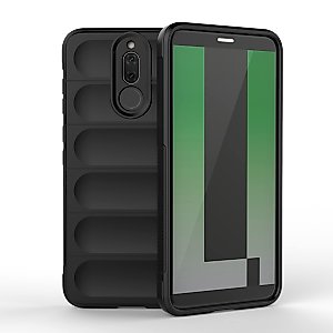 Elubugod Case for Huawei Mate 10 Lite Case Cover,TPU Mobile Phone Soft Case for Huawei Mate 10 Lite RNE-L01 RNE-L03 RNE-L21 RNE-LX1 RNE-L23 RNE-LX3 / Nova 2i RNE-L02 Case Cover Black