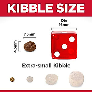 Hill's Science Diet Dry Dog Food, Adult 7+, Senior Dogs, Small Paws for Small Breeds, Chicken Meal, Barley & Brown Rice Recipe, 4.5 lb Bag