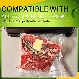 Vacuum Sealer Bags with BPA Free(200 Counts-11" x 16")200 Gallon Heavy Duty Vacuum Seal Food Sealer Bags PreCut Bag