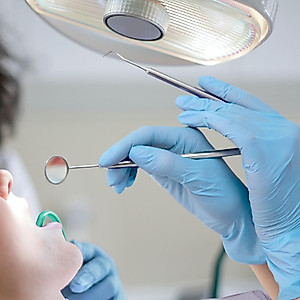 VASTMED 1000PCs Dental Grade Examination Leone Nitrile Gloves 4.0G Finger Tips Texture Latex-Free Professional Grade Gloves