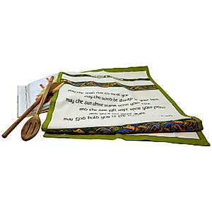 Royal Tara Set of 2 Tea Towel Irish Blessing-Irish Weave