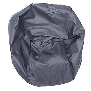 Garneck Bean Bag Cover Waterproof Stuffed Animal Storage Bean Bag Dustproof Toy Storage Bean Bag Chair for Home 70x80cm (Dark Grey)