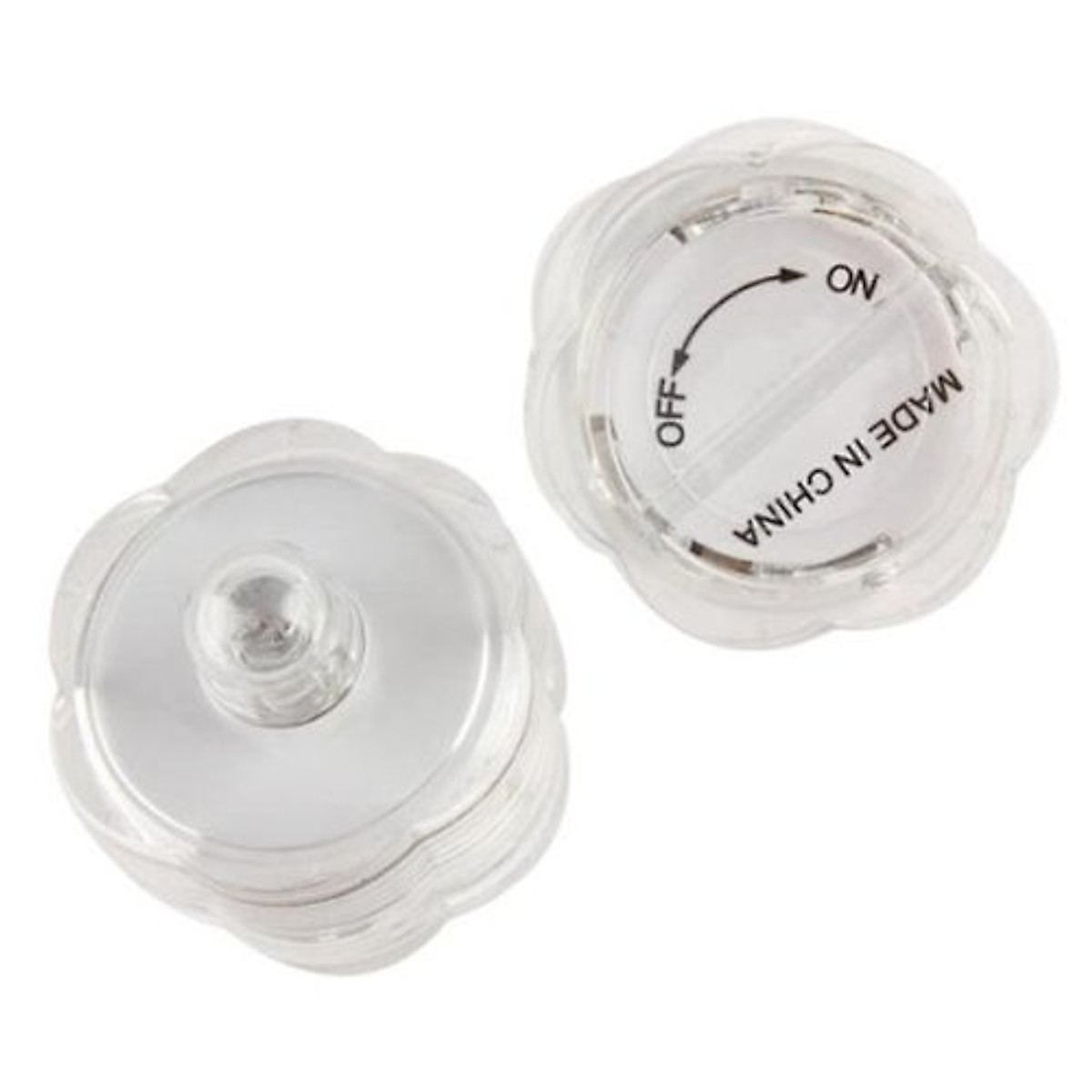 Bluedot Trading 24 White Super Bright LED Submersible Waterproof Tea Light Ambiance Candles for Weddings, Parties, Floral Arrangements, Centerpieces, and More