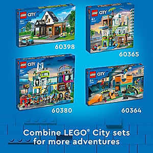 LEGO City Ice-Cream Shop 60363 Building Toy Set, Includes a Cargo Bike, 3 Minifigures and Lots of Fun Features and Accessories for Imaginative Role Play, Great Birthday Gift Idea for Kids