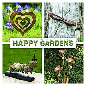 Happy Gardens Copper Flower Rain Chain - Lily Cup Simulated Copper Rain Chains for Downspouts
