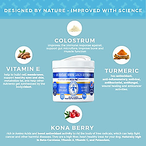 MEDii Pet’s Dog Cancer Prevention. Antioxidants+Free Radical Cancer Blocker. Slows Dog Aging. Helps Prevent Expensive Dog Cancer Treatments. 125 Soft Treats 10oz Boost Dog Health. Safe No Chemicals!