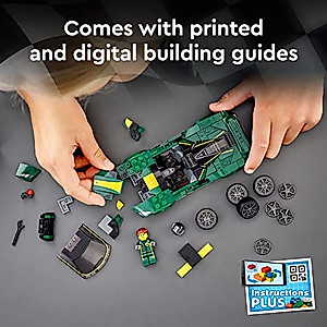 LEGO Speed Champions Lotus Evija 76907 Race Car Toy Model for Kids, Collectible Set with Racing Driver Minifigure