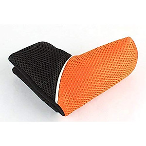 Craftsman Golf Blade Putter Head Cover Black Orange/Blue Mesh for Scotty Ping Callaway Odyssey Etc. (Black & Orange)