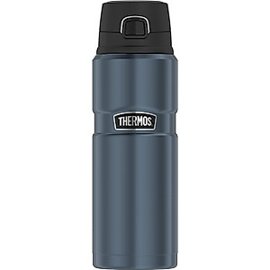 Thermos Stainless King 24-Ounce Drink Bottle, Slate