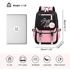 Casual Backpack Laptop Backpack,Women 15.6 Inches College Laptop Bag Travel Outdoor Daypack Bags Vintage Daypacks for Women 11.8 in * 8.26 in * 17.3 in (HFR11)