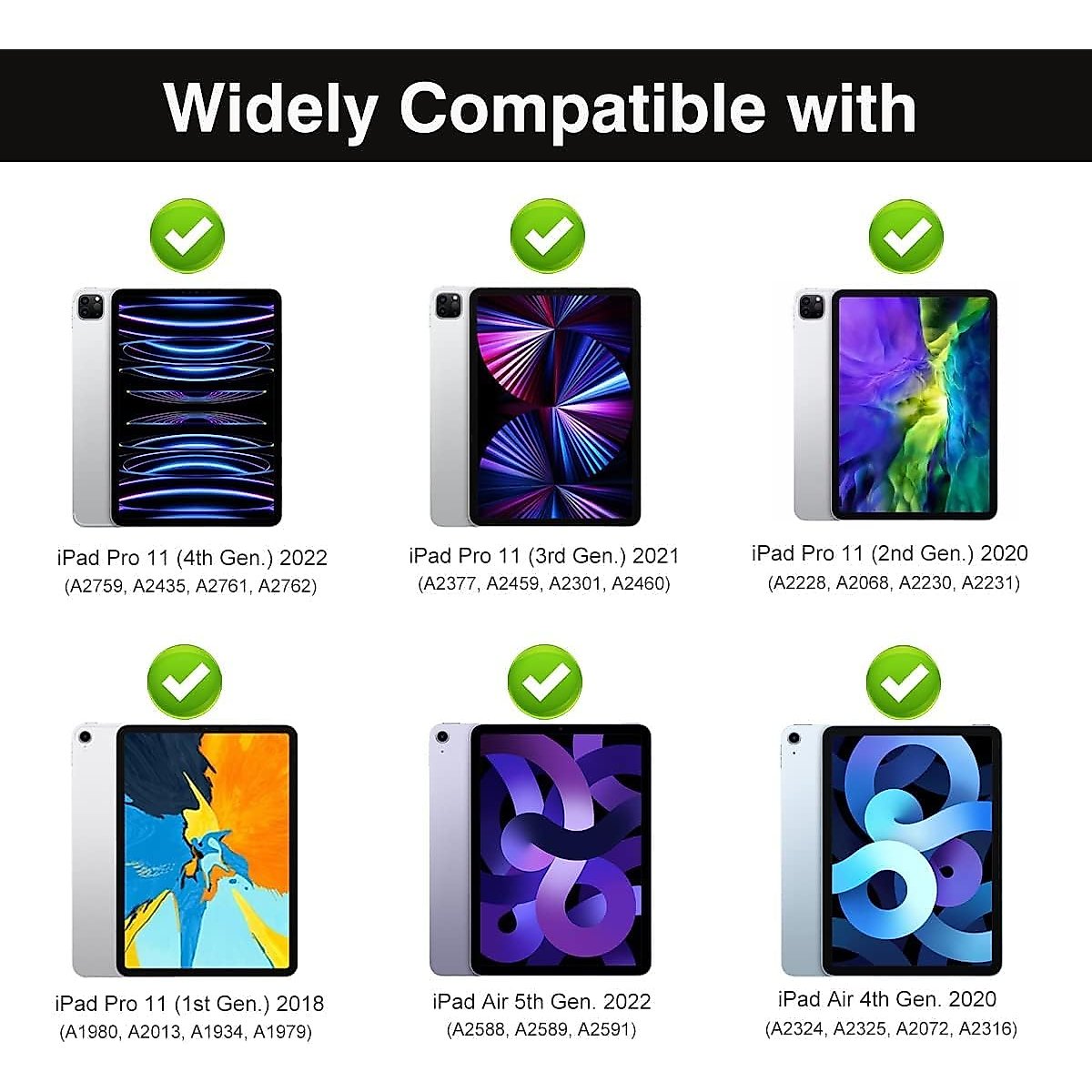 Case for iPad Pro 11 Inch 4th/3rd/2nd/1st Gen 2022/2021/2020/2018 and iPad Air 5th / 4th Generation 10.9 2022/2020，Standing Cover Case with Auto Sleep/Wake，Camouflage American Flag Camo