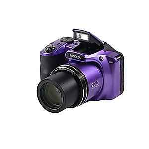 Minolta 20 Mega Pixels Wifi Digital Camera with 35x Optical Zoom & 1080p HD Video Optical with 3-Inch LCD, 4.8 x 3.4 x 3.2, Purple (MN35Z-P)