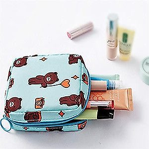 VINMEN Waterproof Tampon Storage Bag Cute Sanitary Pad Pouches Portable Makeup Lipstick Key Earphone Data Cables Organizer