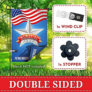 Yard Flags with Anti-Wind Clip and Stopper , Garden Flags , Garden Flag Set , Yard Flags for All Seasons 12x18 , Seasonal Garden Flags Set , Seasonal Garden Flags , Garden Flags Set (12 Flags Set)