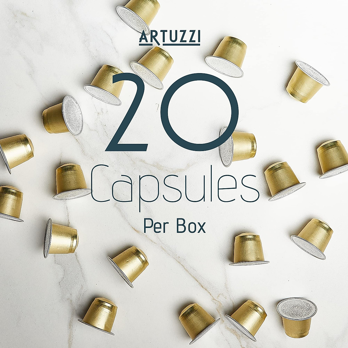 Artuzzi 60ct Compatible Nespresso Pods | Cookie, Almond, Hazelnut Flavored Pods for Original Nespresso | Italian Espresso I Aluminum & Recyclable