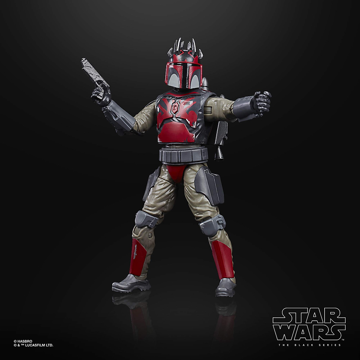 Star Wars The Black Series Mandalorian Super Commando Toy 15-cm-Scale The Clone Wars Collectible Action Figure, Ages 4 and Up