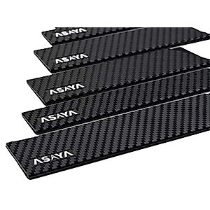 Asaya Professional Knife Edge Guards - 11 Piece Universal Blade Covers - Extra Strength, ABS Plastic and BPA-Free Felt Lining, non-Toxic and Food Safe - Knives Not Included