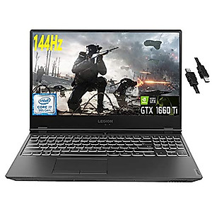 Lenovo Flagship Legion Y540 Gaming Laptop 15.6" FHD IPS 144Hz Display 9th Gen Intel Hexa-Core i7-9750H 16GB RAM 1TB SSD GeForce GTX 1660 Ti 6GB Backlit USB-C Dolby Win10 + HDMI Cable