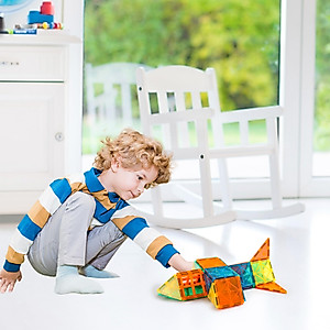 NEOFORMERS Magnetic Building Tiles, 70 Pcs 3D Magnetic Building Blocks Set for Kids, STEM Educational Preschool Magnet Toys for Toddlers Boys Girls 3 4 5 6 7 8 Year Old